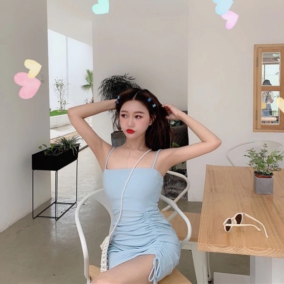 YesStyle | Dresses | Nwt Baby Blue Dress | Poshmark